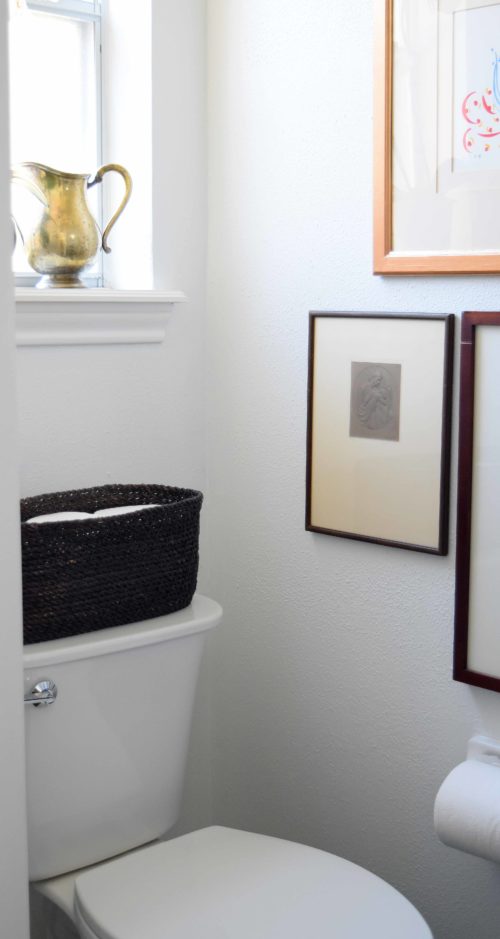 6 Steps That Will Transform a Dated Hallway Bath | Once Again, My Dear ...